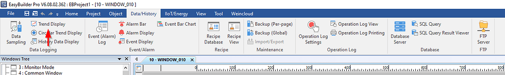 How to customize a "Trend Display" object - Staff - WeintekUSA