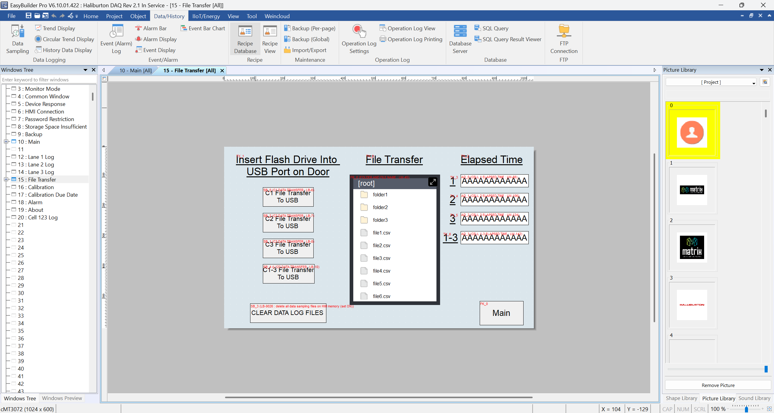 CSV file data export time - EasyBuilder Pro Q&A - WeintekUSA